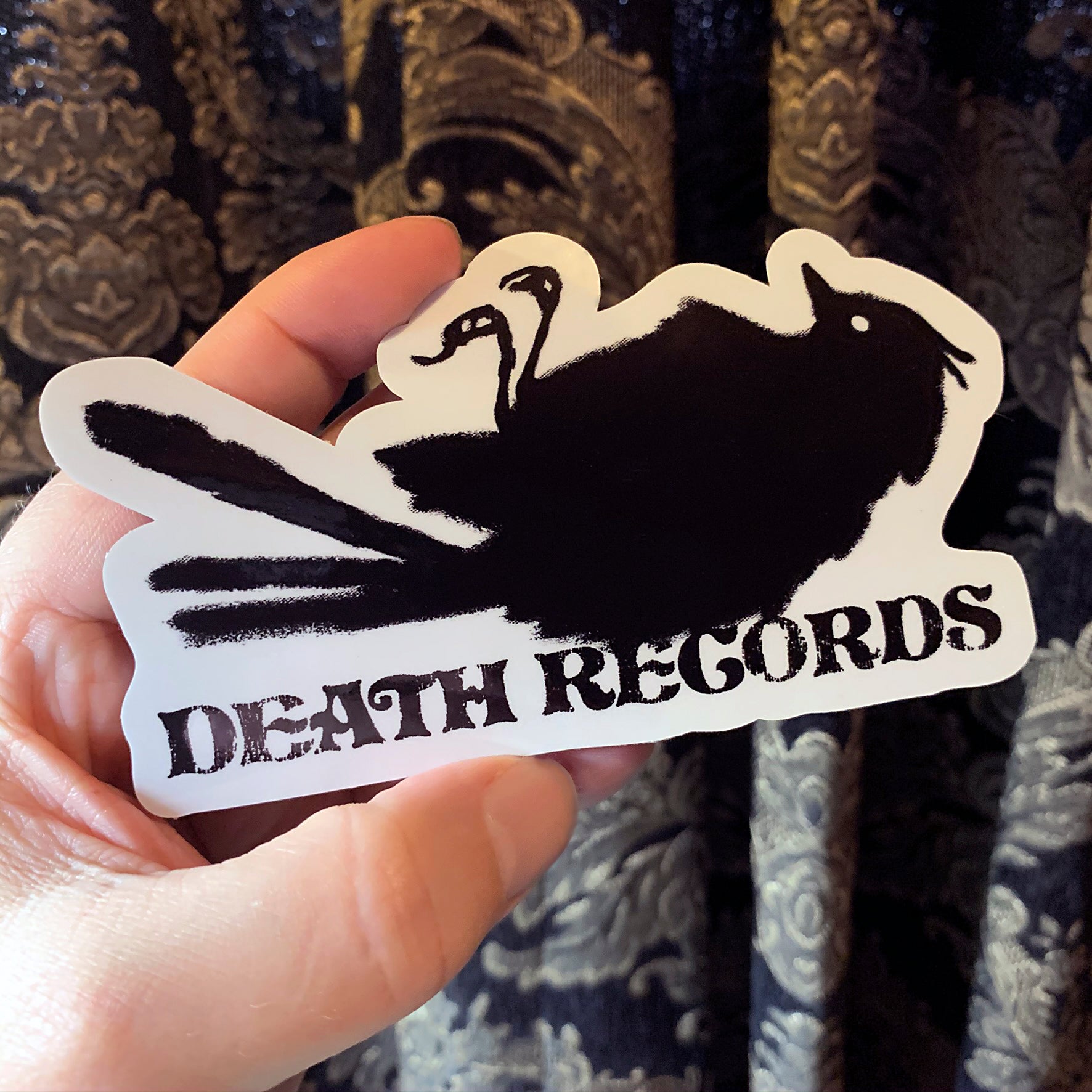 Death Records Logo - Phantom Of The Paradise Sticker! – Wirehed ...